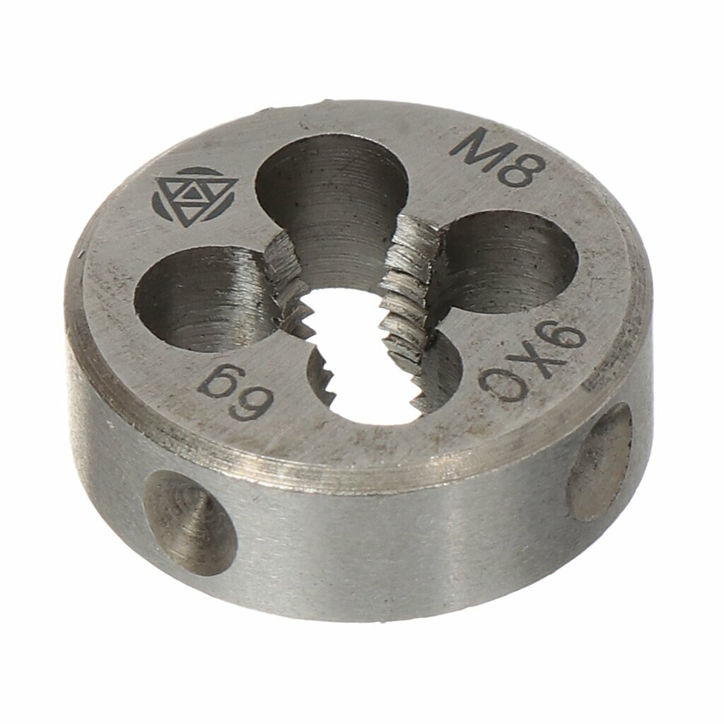 Плашка М8 x 1.25 мм ВИЗ 00534, для нарезки метрической резьбы, Россия