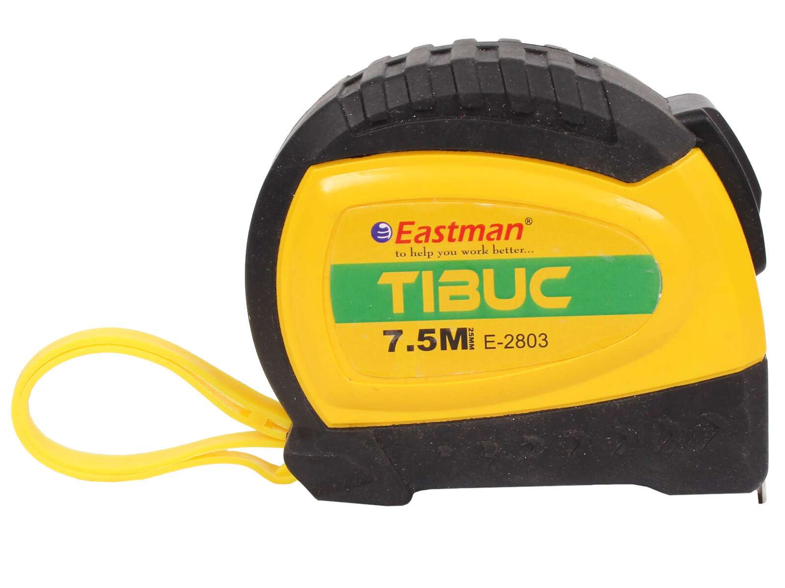 Рулетка с автостопом TIBUC 7.5м х 25мм Eastman