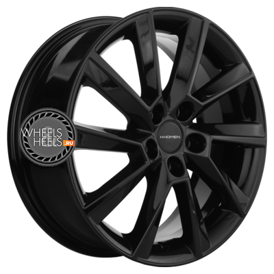 Диск автомобильный литой Khomen Wheels KHW1604 (Prius) 16x6 5x100 et40 dia54.1 Black