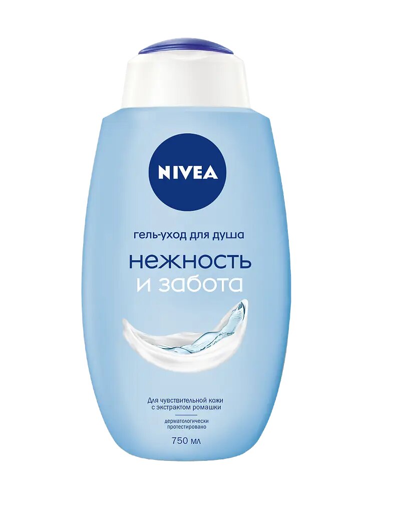 Nivea Гель-уход для душа Нежность и Забота 750 мл 1 шт