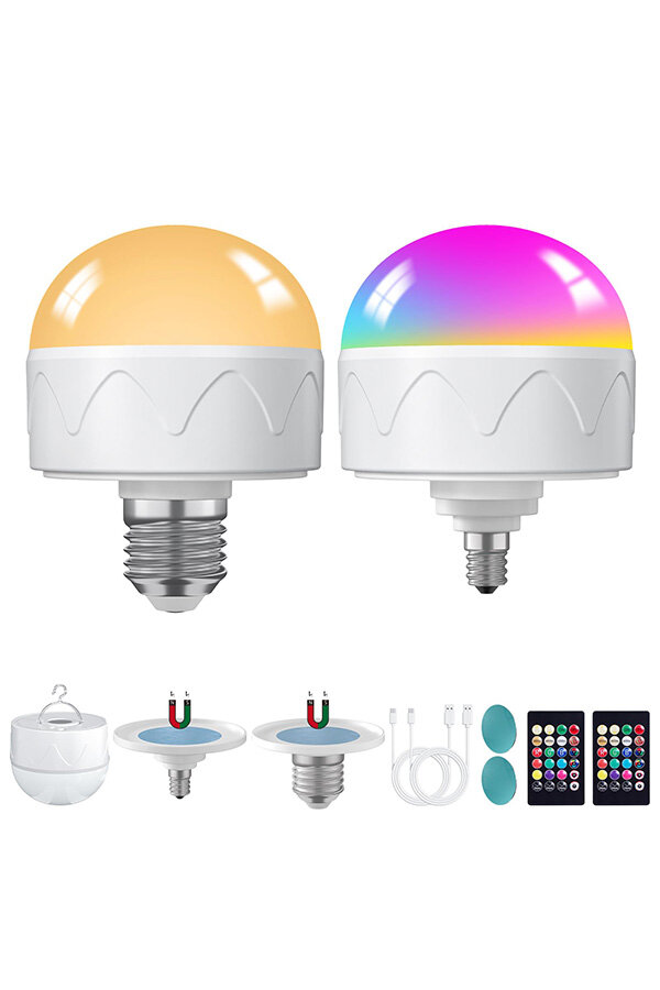 Перезаряжаемая лампа накаливания с дистанционным управлением E26