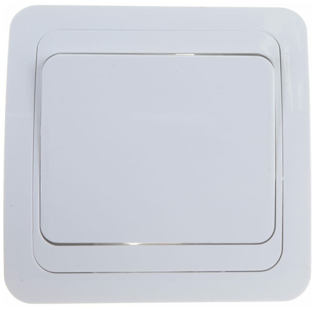Выключатель 1-кл. СП Classico 2021 10А IP20 бел. ASD / IN HOME 4680005959846