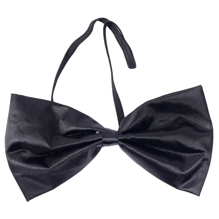 Бант-бабочка на шею черный