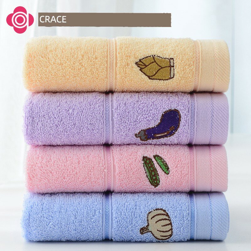 Полотенце Jialiya из чистого хлопка для детей, милое полотенце для лица для девочек, мягкое и впитывающее для купания,