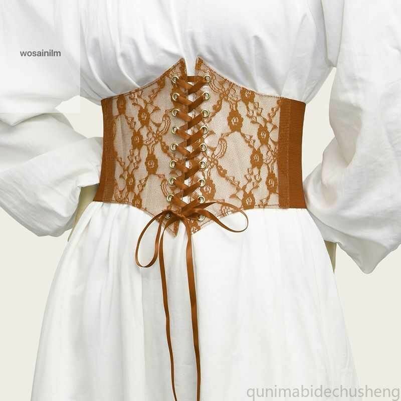 Корсет с цепочкой и с жемчужинами