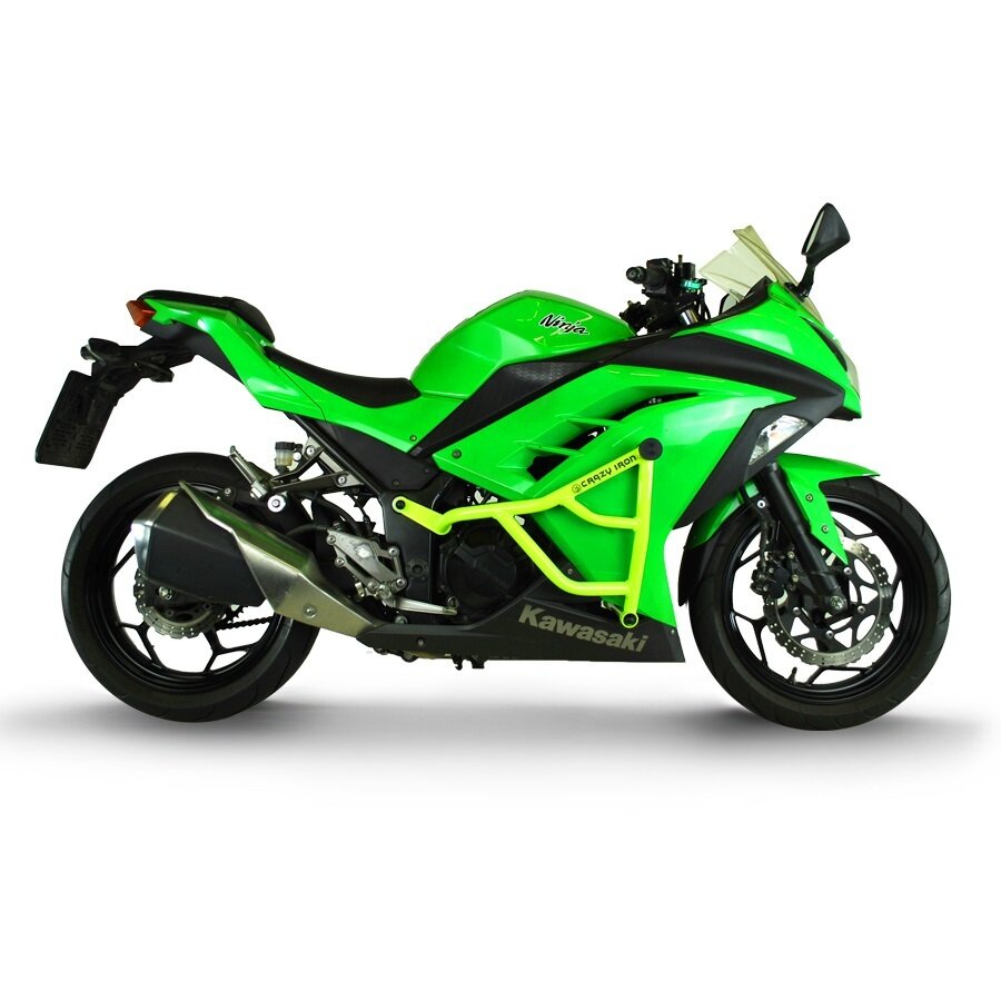 Защитные дуги KAWASAKI Ninja 300, EX300, черный матовый цвет