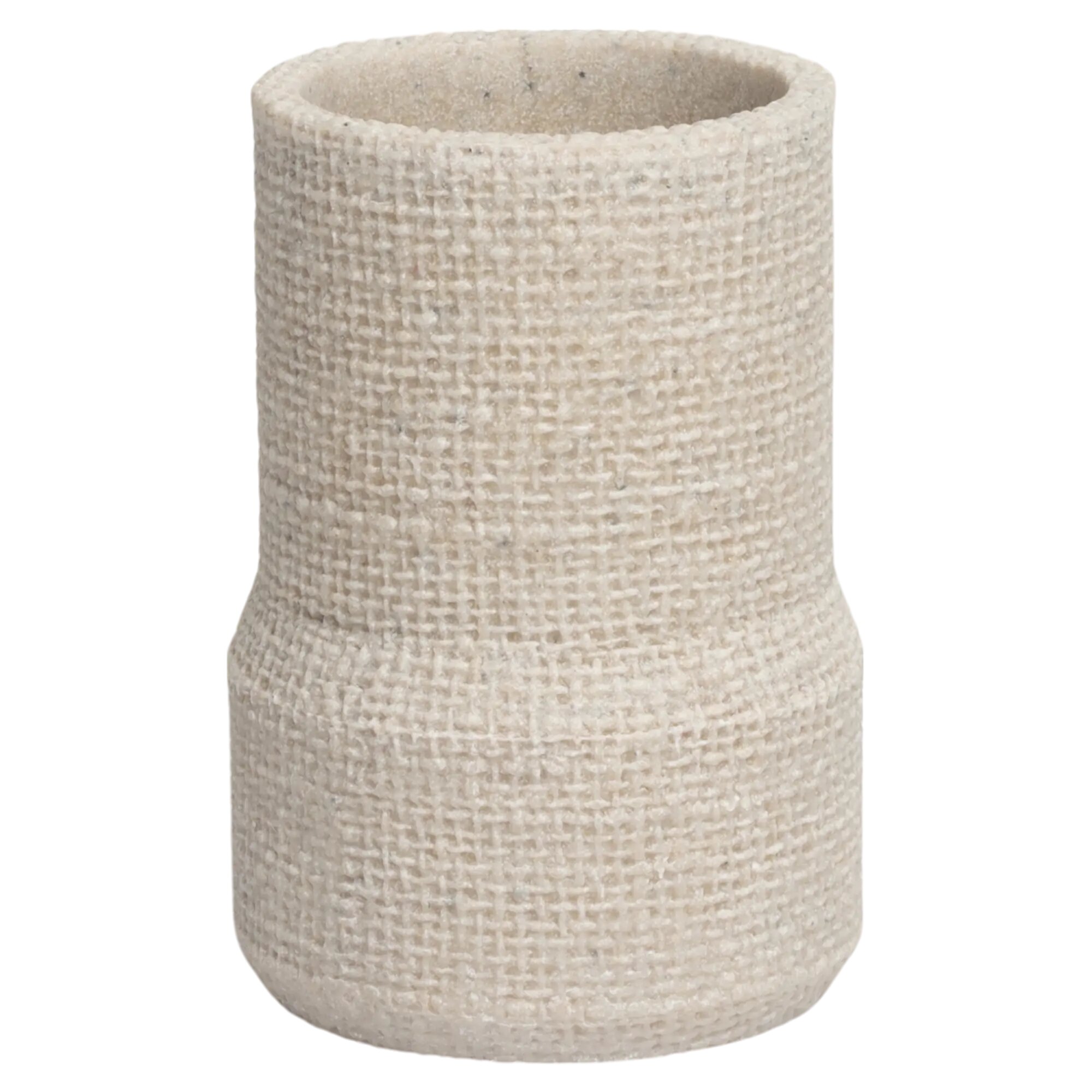 Vidage Изар полирезиновый стакан для зубных щёток цвет бежевый аксессуар для ванной комнаты