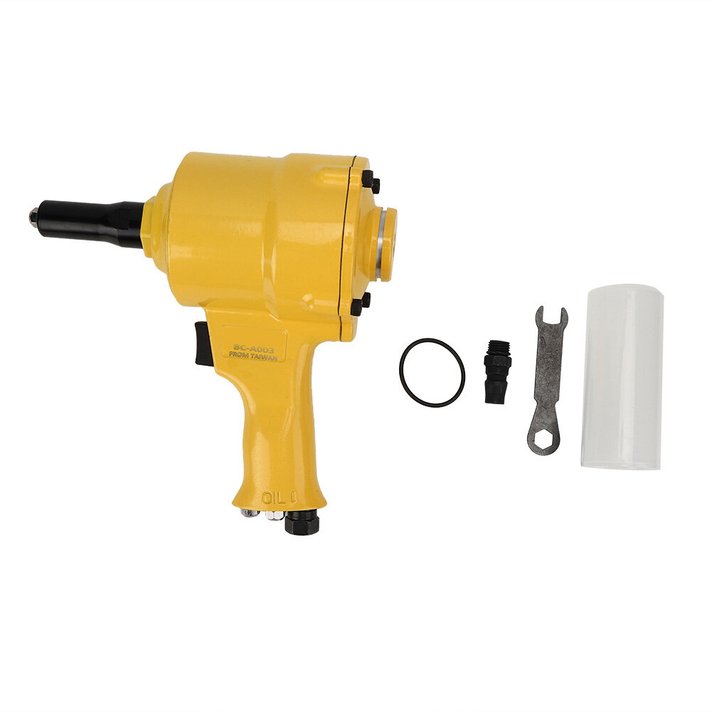 Пневматический двухкулачковый заклепочник Легкий пневматический заклепочник для деревообработки Ударопрочная двухкулачковая конструкция Высокая скорость клепки