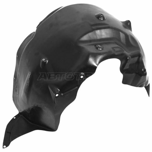 Подкрылок AKRADO, для SsangYong Kyron, передний, правый, черный
