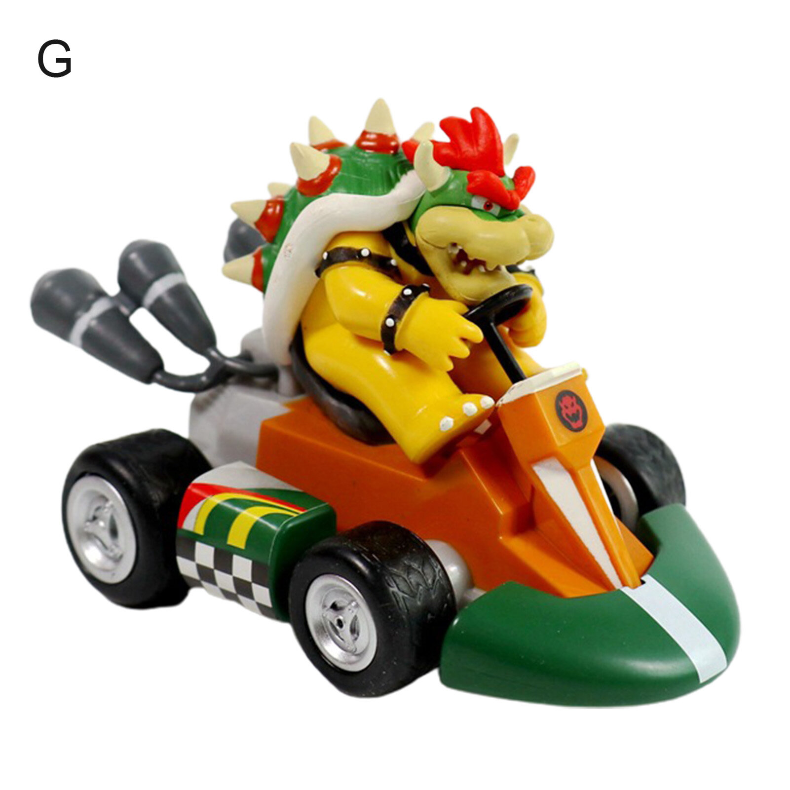 SuperMario Monkey Yellow Man Pull Back Kart Модель автомобиля Bauble Kids Collection Подарочная коллекция
