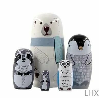 Матрешка высота 14 см, количество мест5