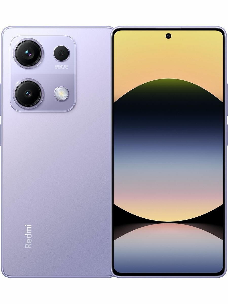 Смартфон Xiaomi Redmi Note 14S, Android 14, 12ГБ/512ГБ, 6.67", NFC, Aurora Purple