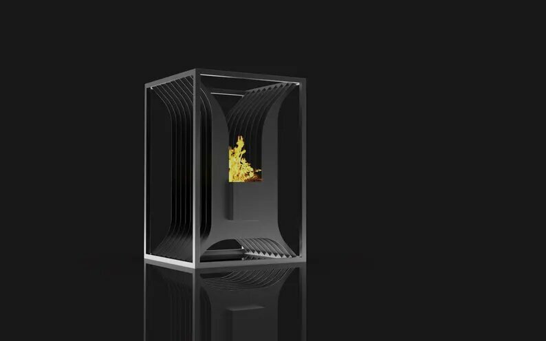 Костровая чаша/ Чаша для костра уличная/Очаг для костра 100х100х150