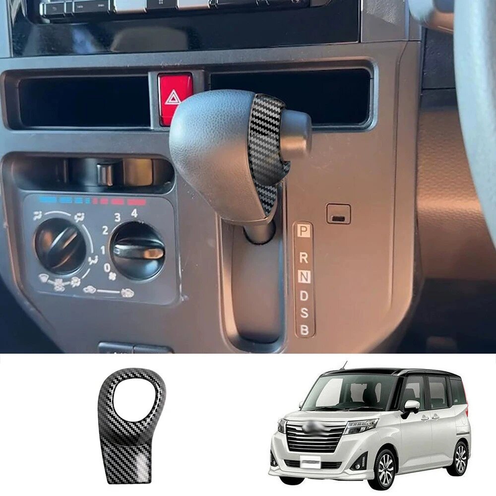 Для TOYOTA ROOMY CUSTOM 2022 2023 2024 ABS углеродное волокно, панель переключателя окна, отделка приборной панели, отделка вентиляционного отверстия переменного тока ABS Carbon Model K