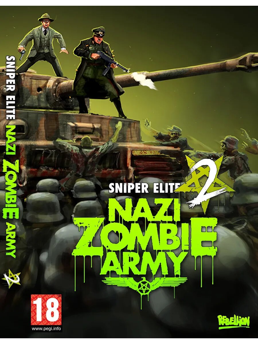 Sniper Elite Zombie Army 2 (2013) игра для ПК (на DVD диске)