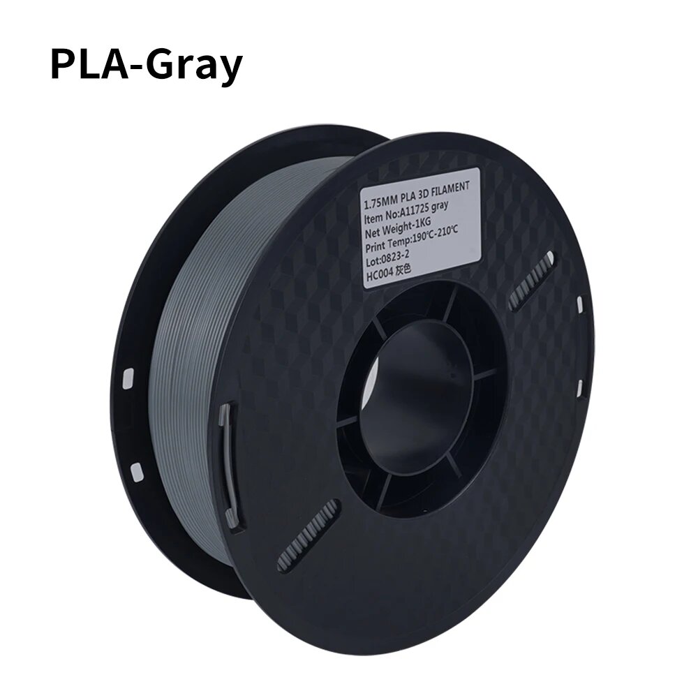 Kee Pang PLA нить для 3D принтера 1 кг 1,75 мм 1KG PLA Gray