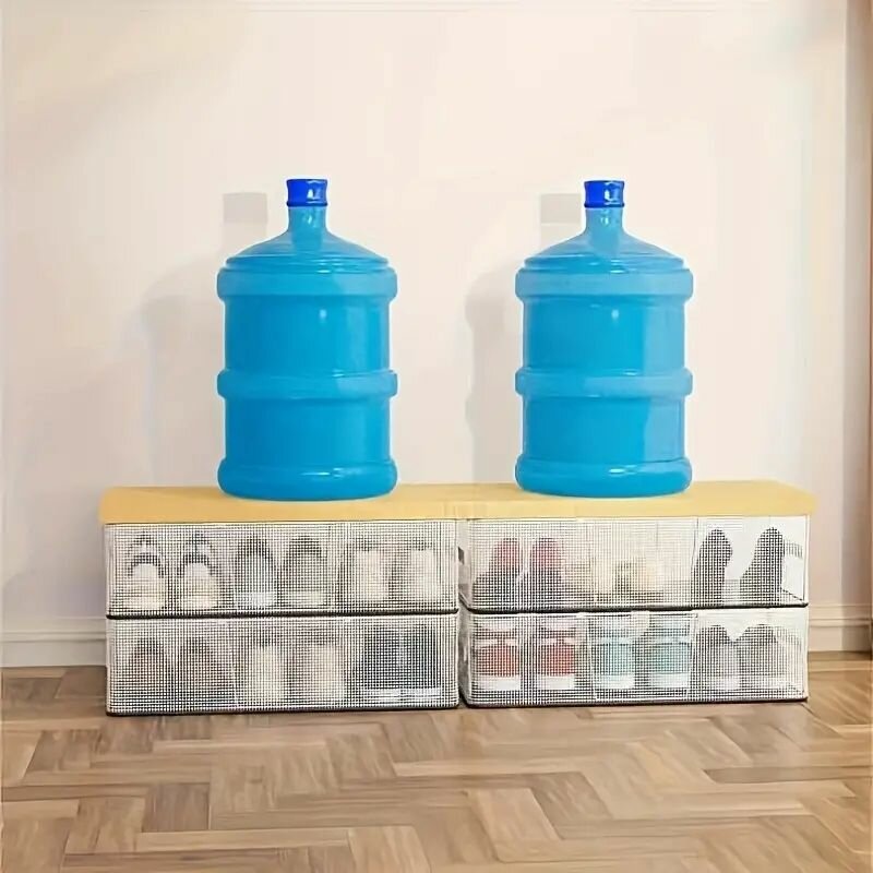 Обувная коробка IKEA I145, для аксессуаров, прозрачная, 2 шт