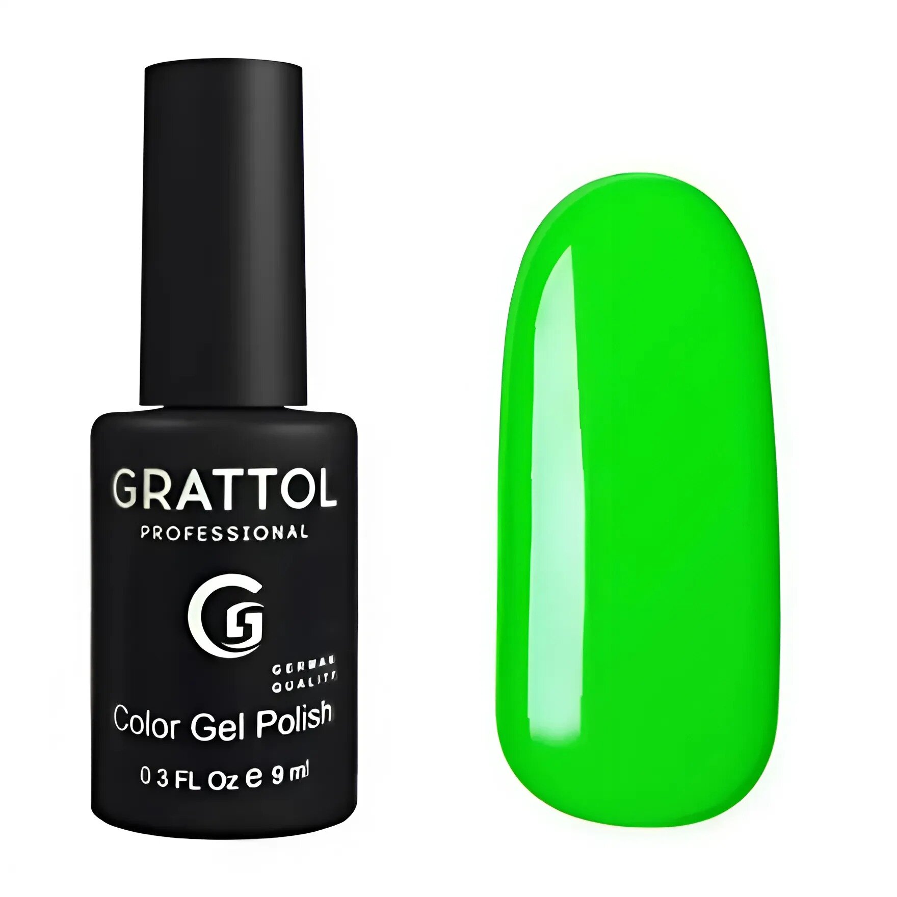 Grattol Color Gel Polish Lime - Гель-лак для ногтей GTC037, 9мл