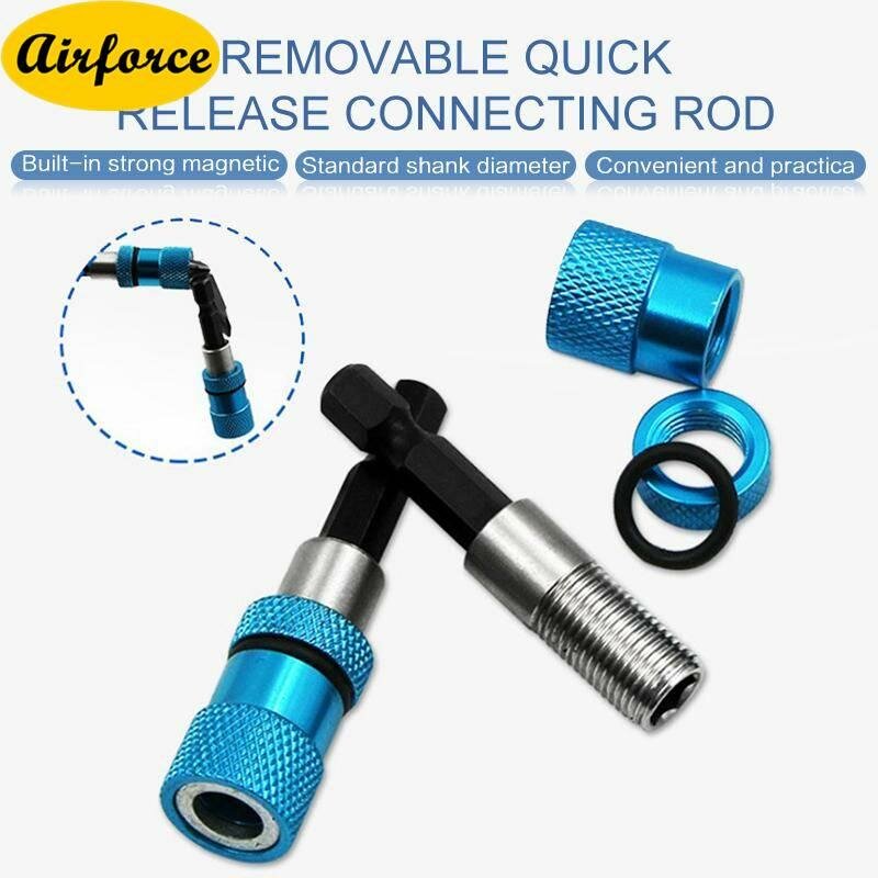 1/4 Шестигранный хвостовик Электрическая дрель Магнитная отвертка Держатель бит из нержавеющей стали Регулируемый удлинитель