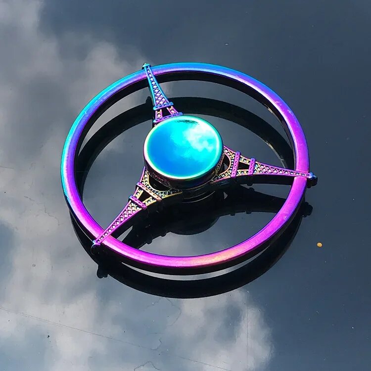 Спиннер металлический Tri Spinner Q15 фиолетовый