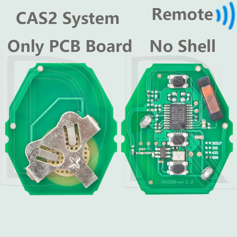 CAS2 PCB плата для BMW 315/434/868 МГц, 868 FSK