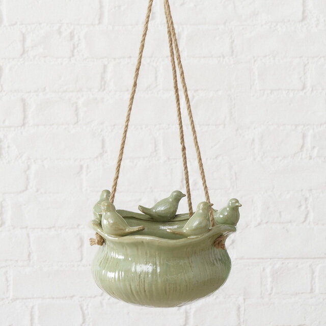 Подвесное кашпо Гольфо Аранчи 17 см, фарфор, Boltze, 2057751