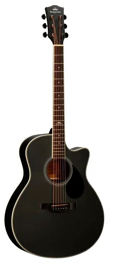Акустическая гитара Kepma A1C Black Matt