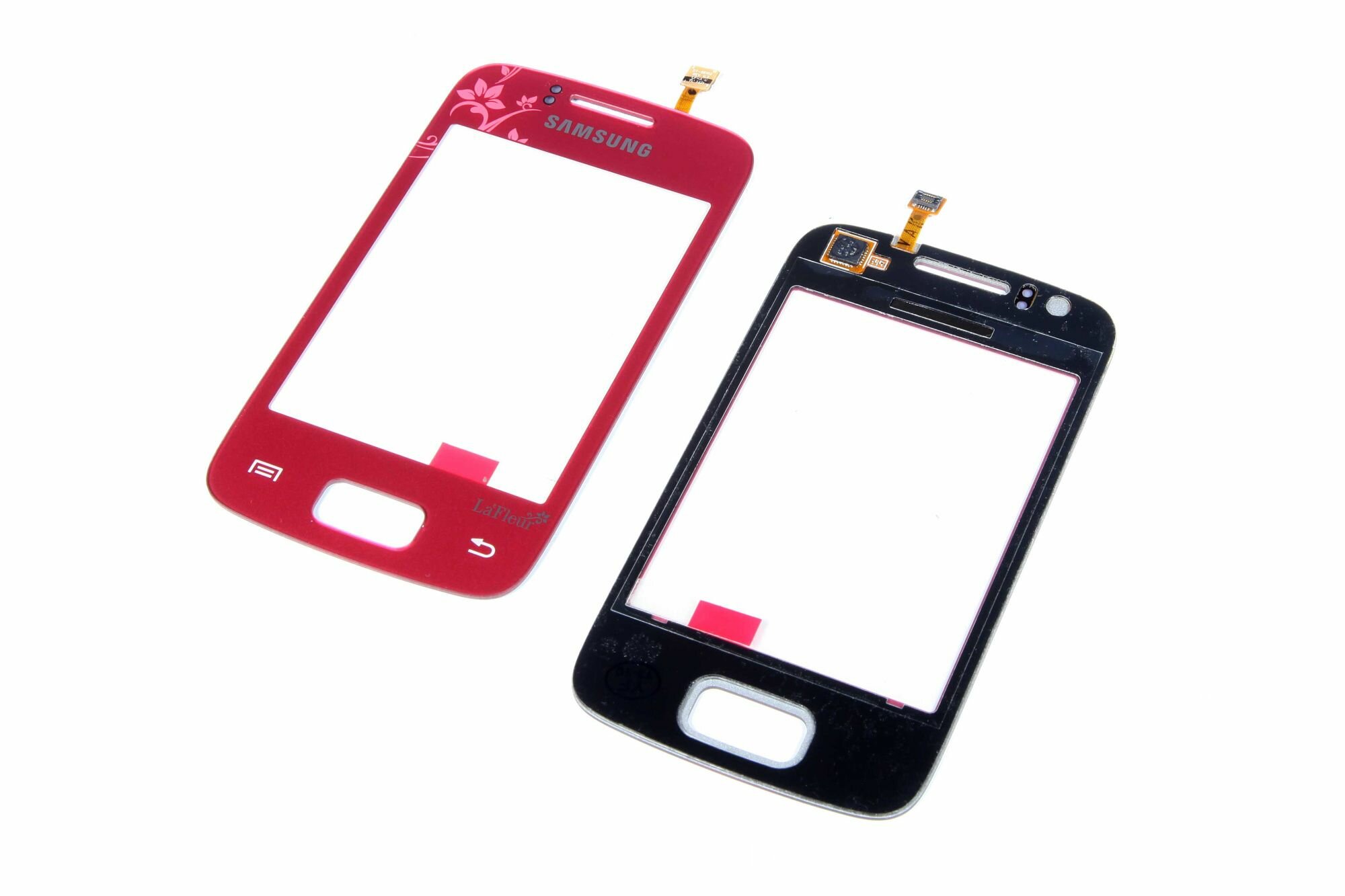 Тачскрин (сенсорное стекло) для Samsung S6102 розовый la Fleur service