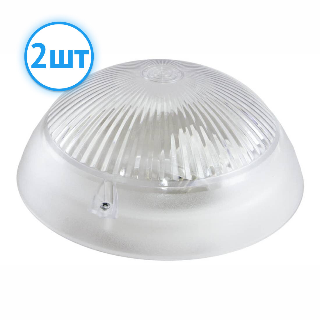 Светильник TDM Electric 03-60-010.02 У3 Сириус под лампочку E27 40Вт IP54 белый SQ0311-0009 (комплект из 2 шт.)