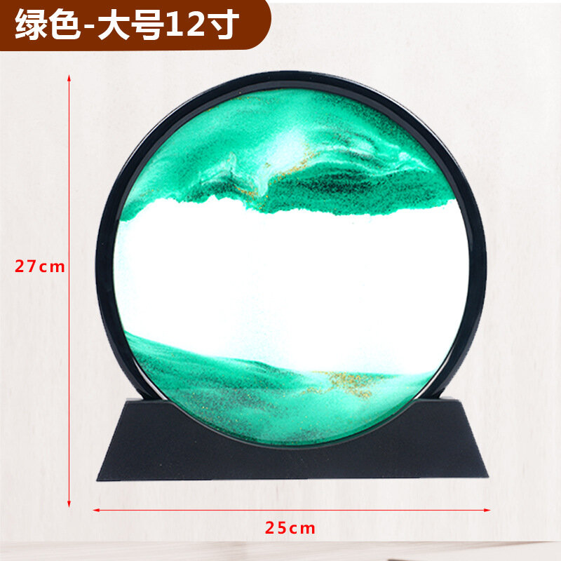 Зыбучие пески, украшения, креативное 3D искусство, стекло, жидкие украшения, зыбучие пески, динамичные украшения для гостиной, подарки, трехмерные