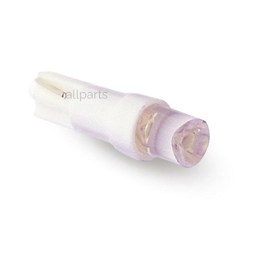 AVS A78580S Лампочка светодиодная T005 T5, белый (W2x4.6d) 1 LED 5mm усеч, (уп. из 10 шт.) AVS A78580S