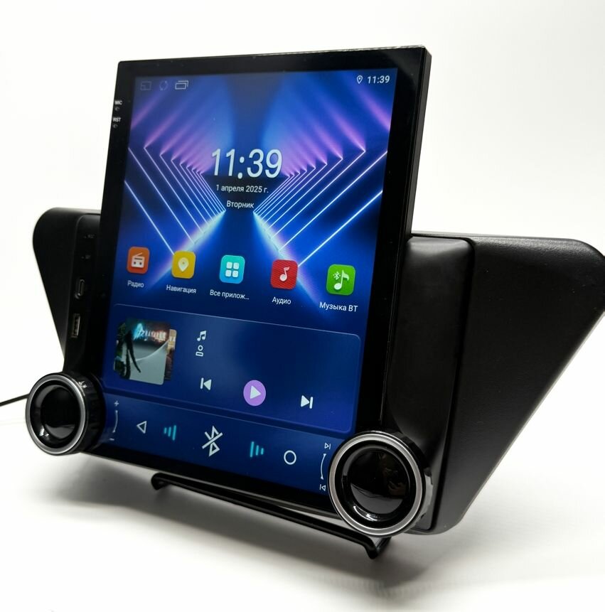 Большая магнитола Tesla Drive One 4/64 с крутилками Lifan X50 2015-2019
