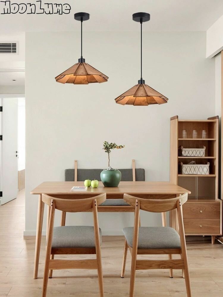 Деревянная люстра