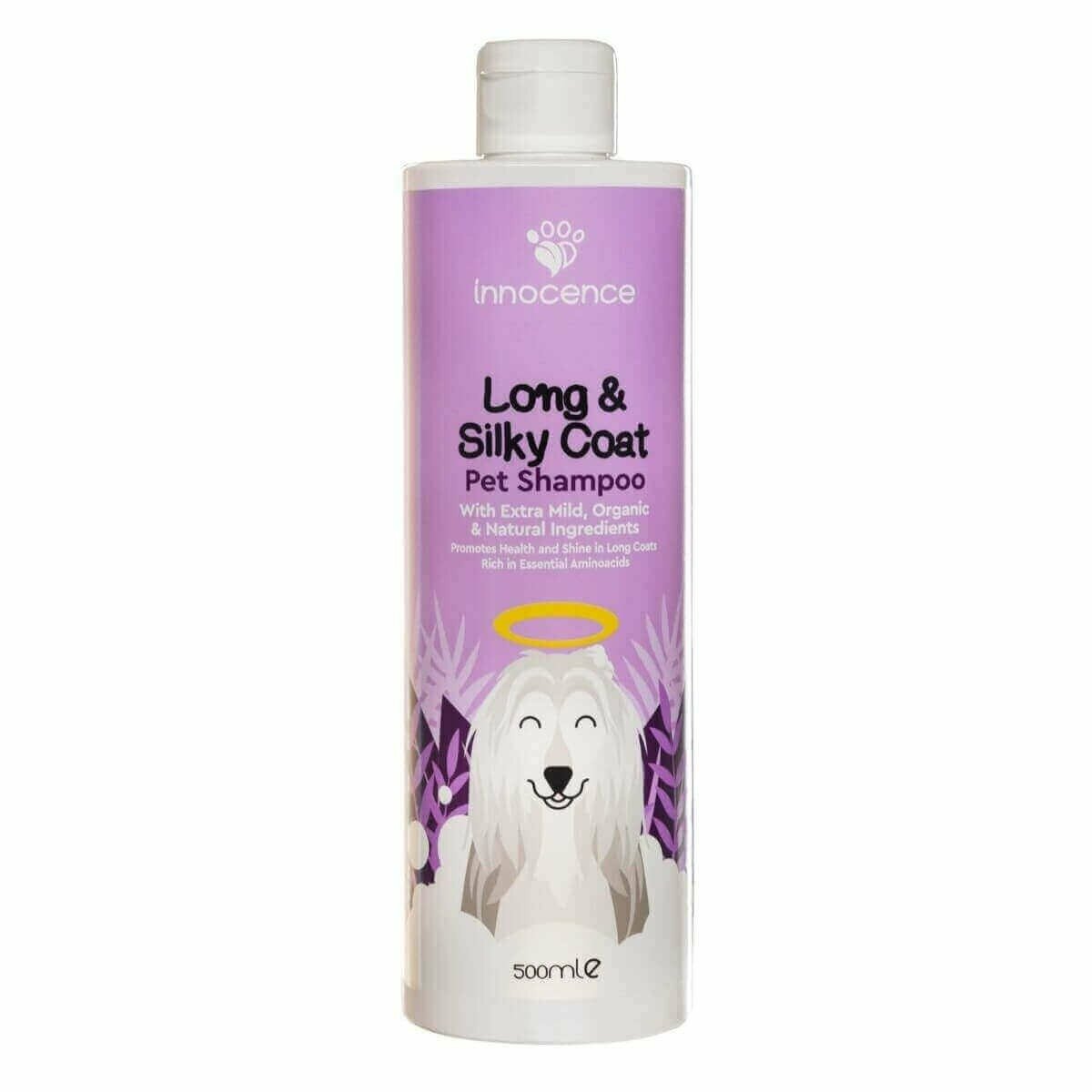 Шампунь для мытья длинношерстных собак Innocence Long & Silky Coat, 500 мл