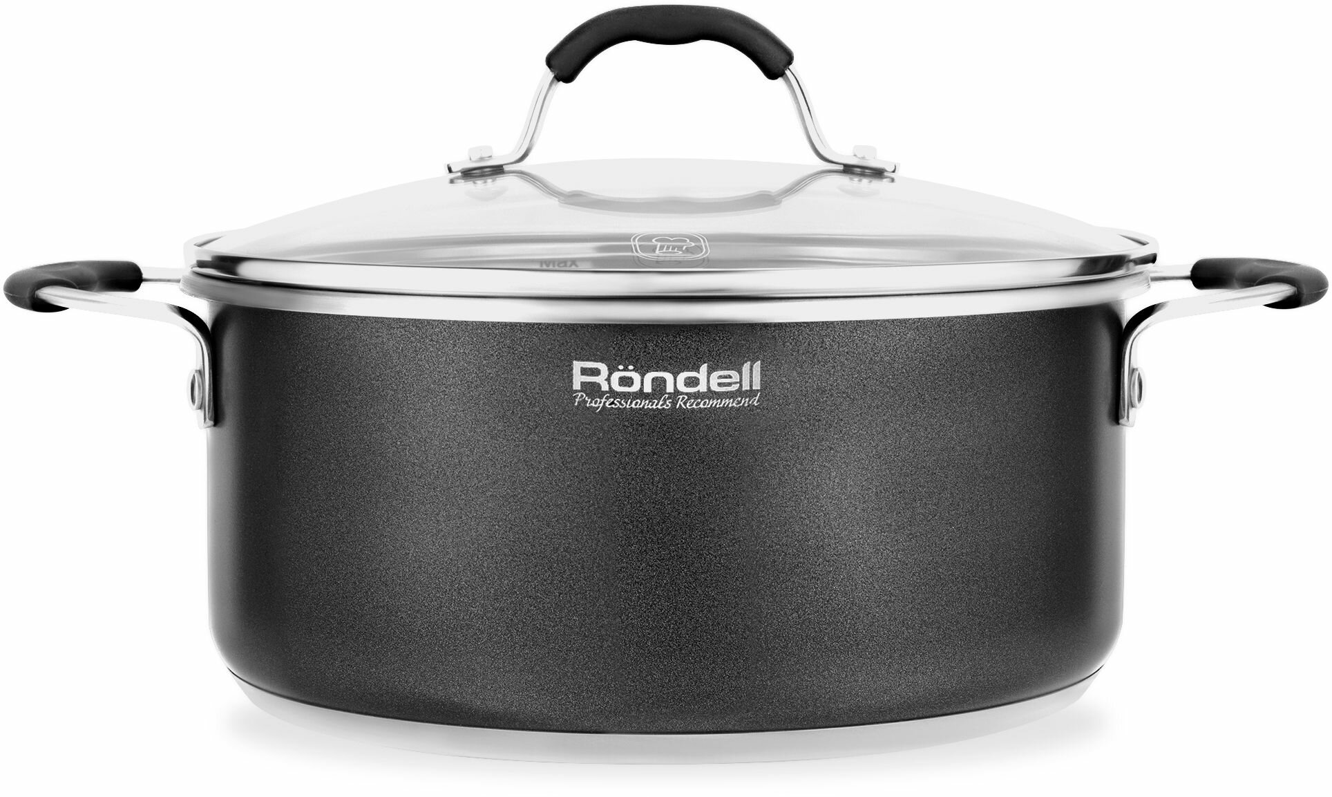 Кастрюля Rondell Stern RDS-019 серый