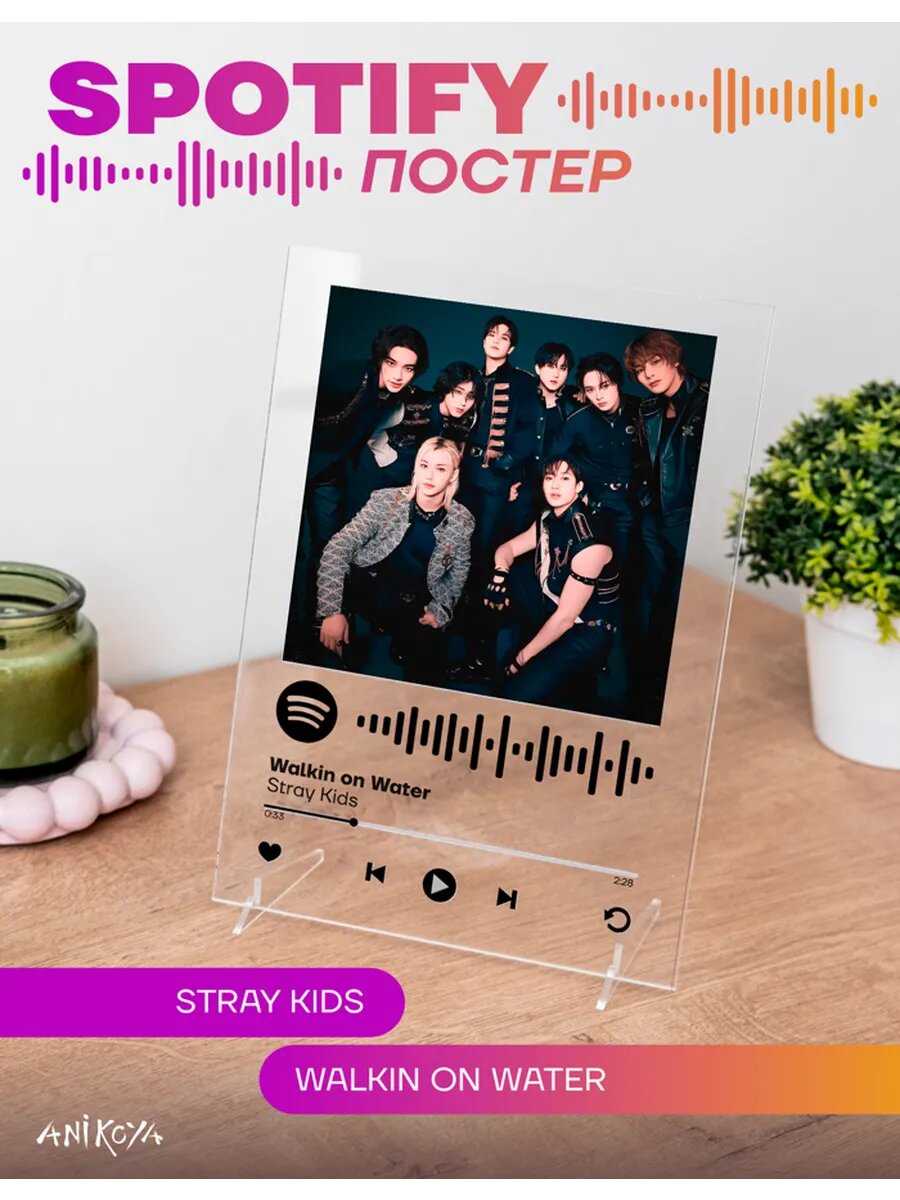 Spotify постер Stray Kids Walkin on Water