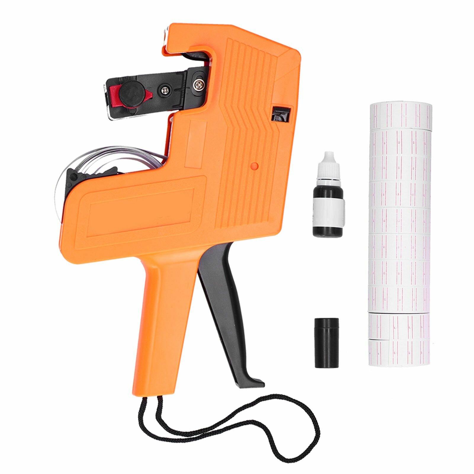 Цифровой ценник, пистолет для маркировки цен, этикетировочная машина с 10 рулонами этикеток, запасные чернила