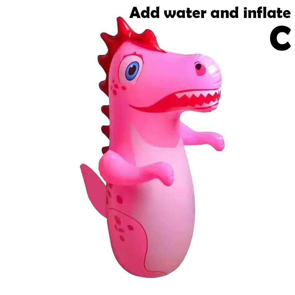 90cm Симпатичная надувная игрушка-неваляшка в форме динозавра