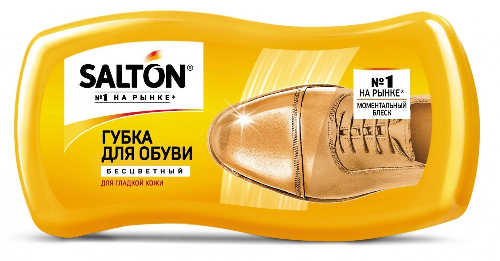 Губка для гладкой кожи Salton Волна, с норковым маслом, бесцветная