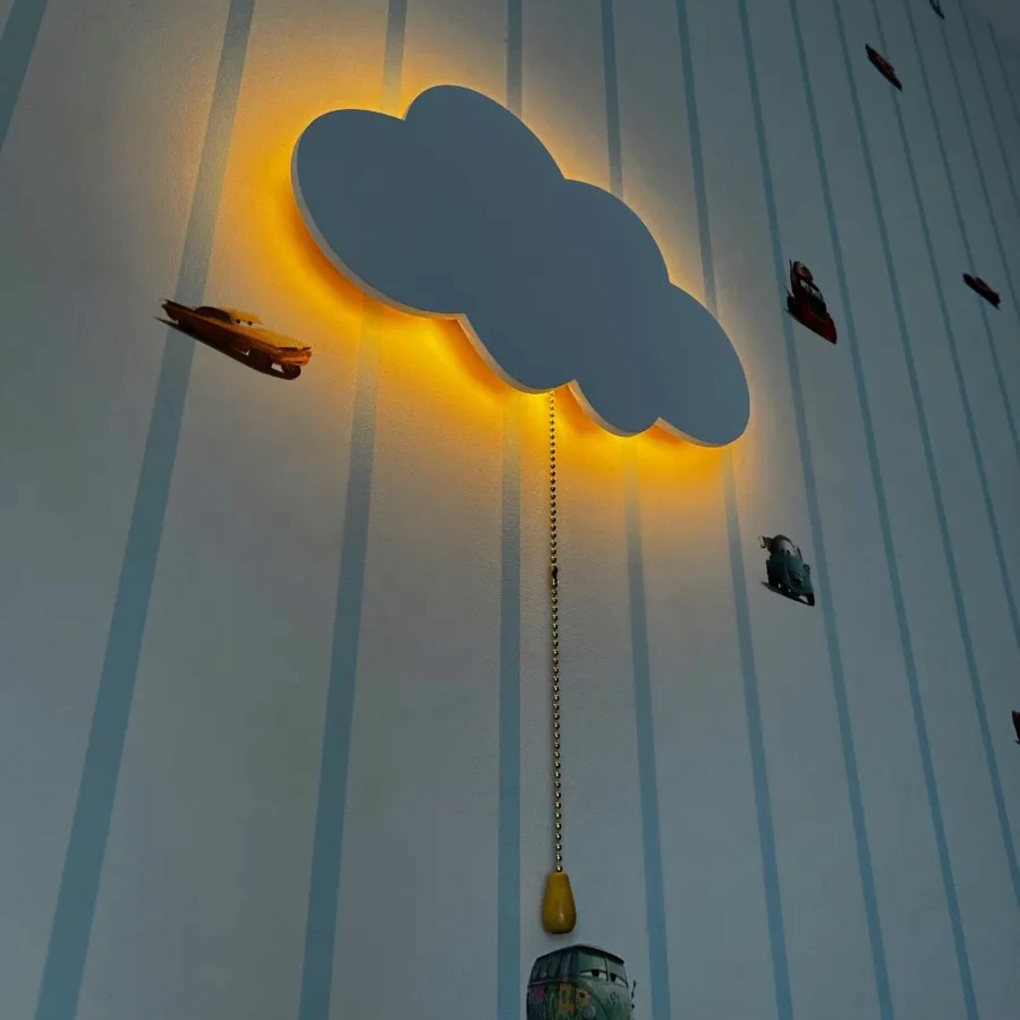 Ночник детский MINI облако, 30х17 см на батарейках