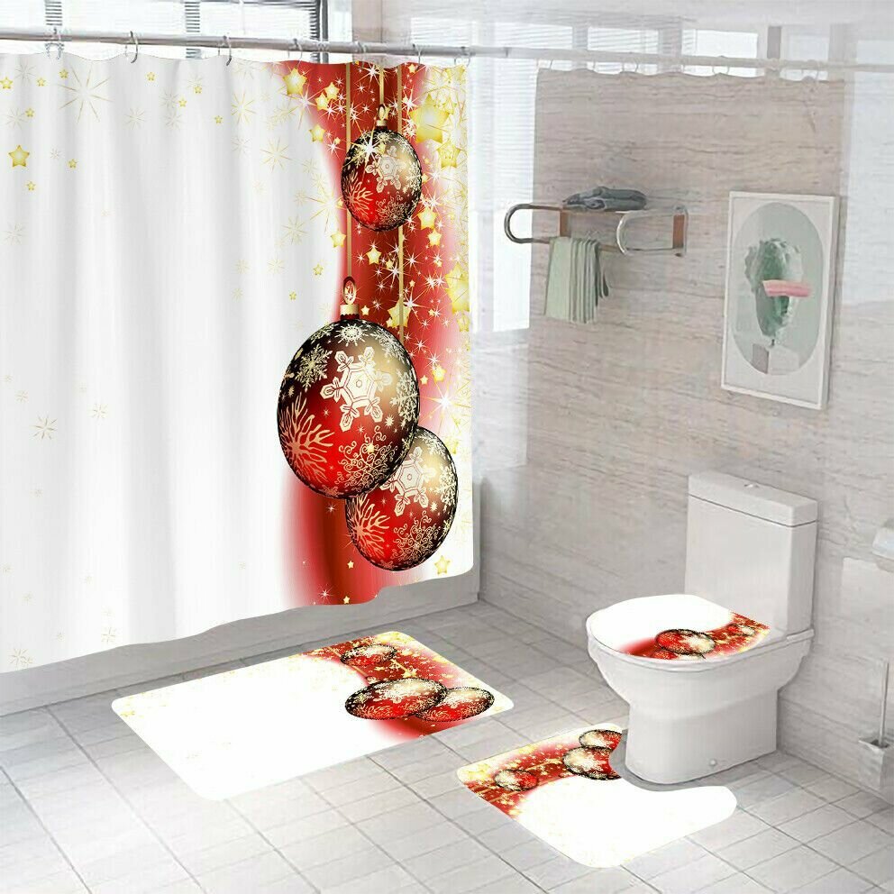 Наборы занавесок для душа звенящий колокольчик ковер для ванной комнаты