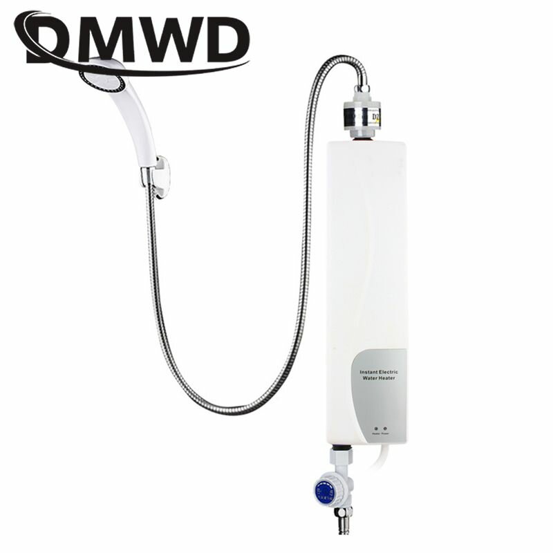 Электрический мгновенный безрезервуарный нагреватель горячей воды для кухни, ванной комнаты, 3-секундный смеситель для мгновенного полива, кран для душа, ЕС, США, Великобритания
