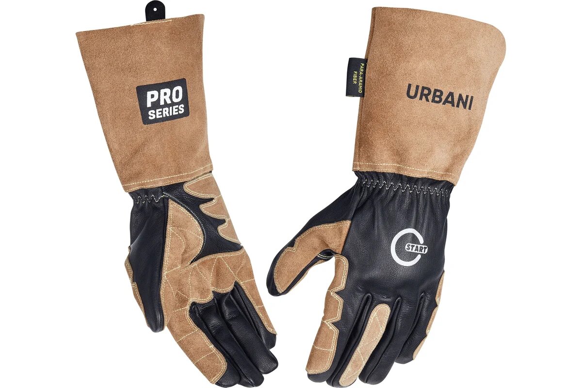 URBANI Start STG3100 Краги из спилки и кожи с защитной манжетой и комфортной посадкой