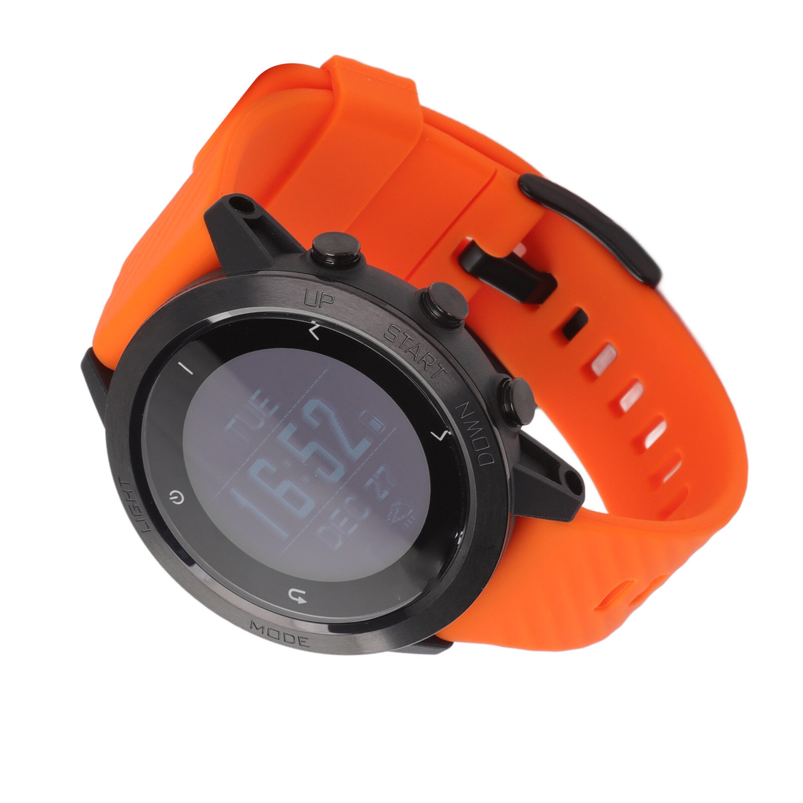 Мужские компьютерные часы для дайвинга, многофункциональные уличные смарт-часы с GPS для бега, ходьбы, езды на велосипеде, альпинизма, оранжевый цвет