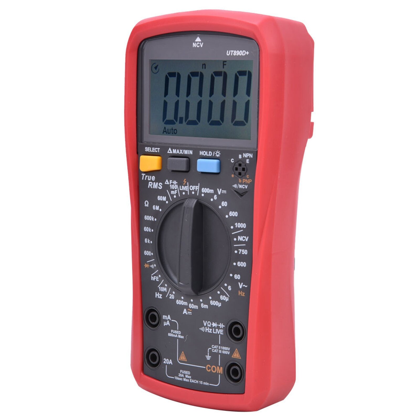 UNI T UT890d 6000 Digits Manual Range True RMS Multi Function Digital Multimeter — фото 1
