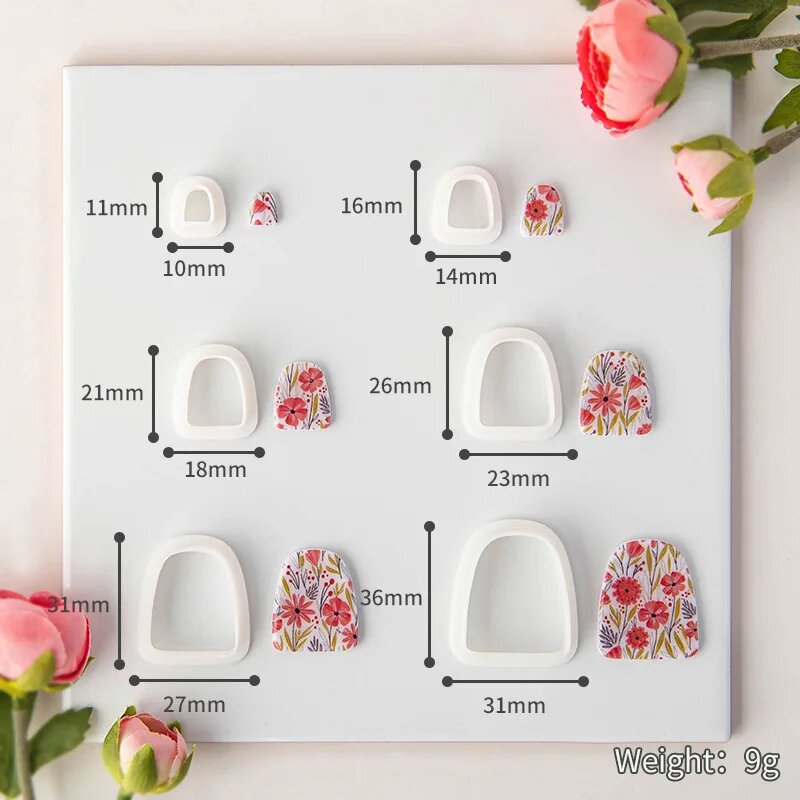 Формы для лепки из полимерной глины PLA 6 шт. YT0492