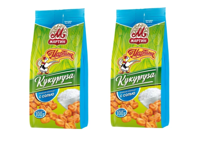 От Мартина Кукуруза жареная, отборная, c солью 100 г - 2 шт