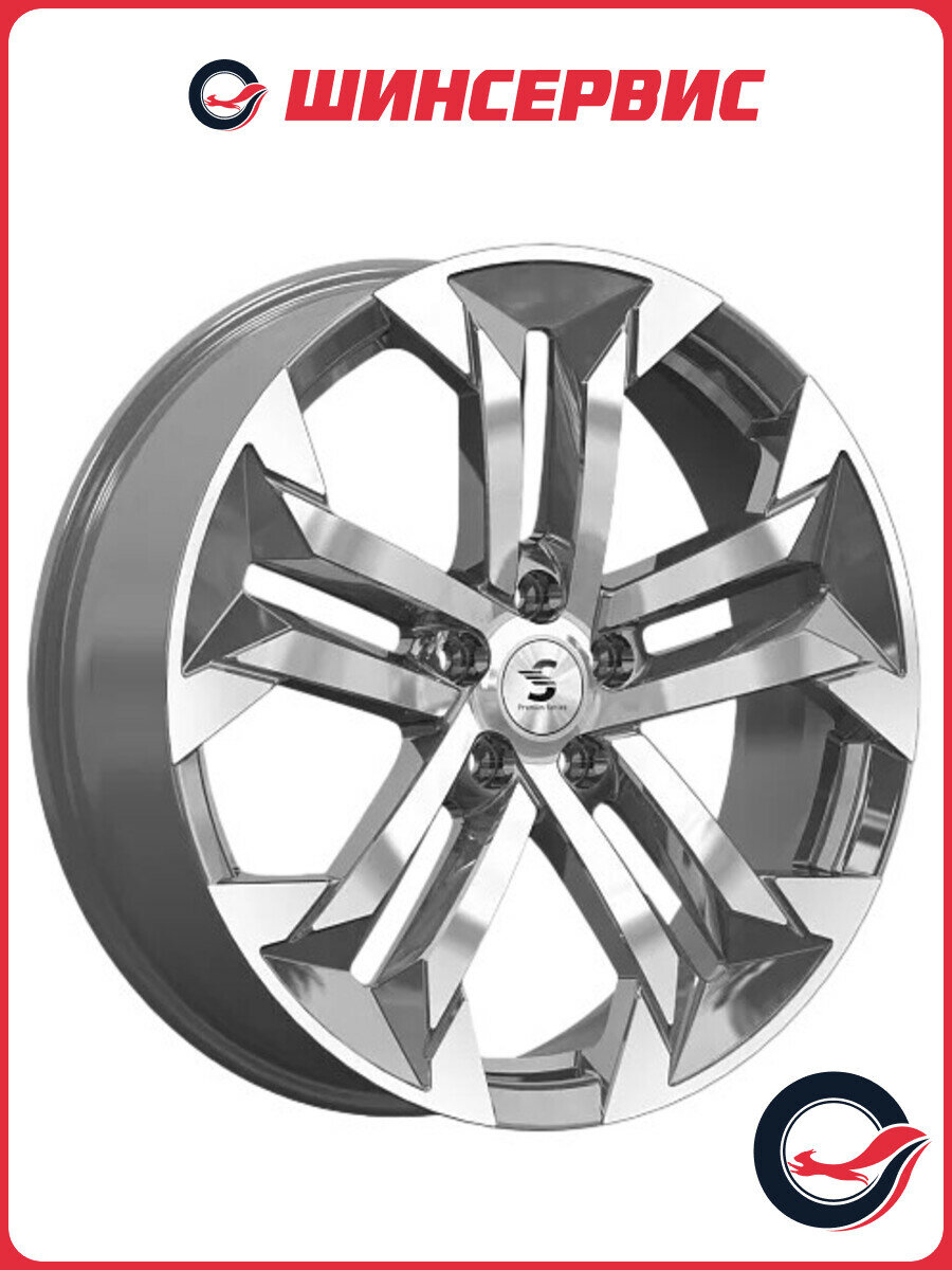 Литой диск Premium Series КР015 Sorento_Santa Fe R19x7.5J 5x114.3 ET49 ЦО67.1