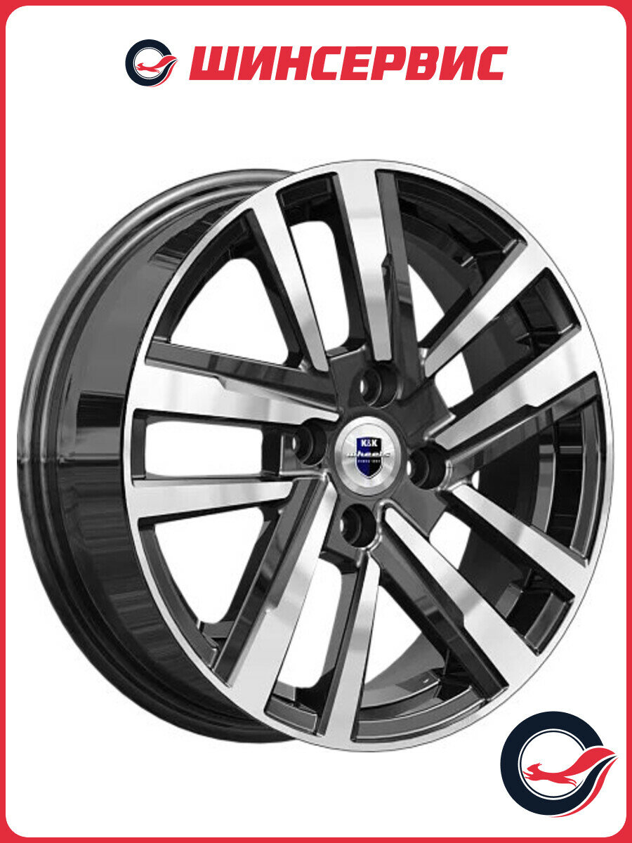Литой колесный диск КиК Хант R15x6.0J 4x100 ET37 ЦО60.1 для автомобиля