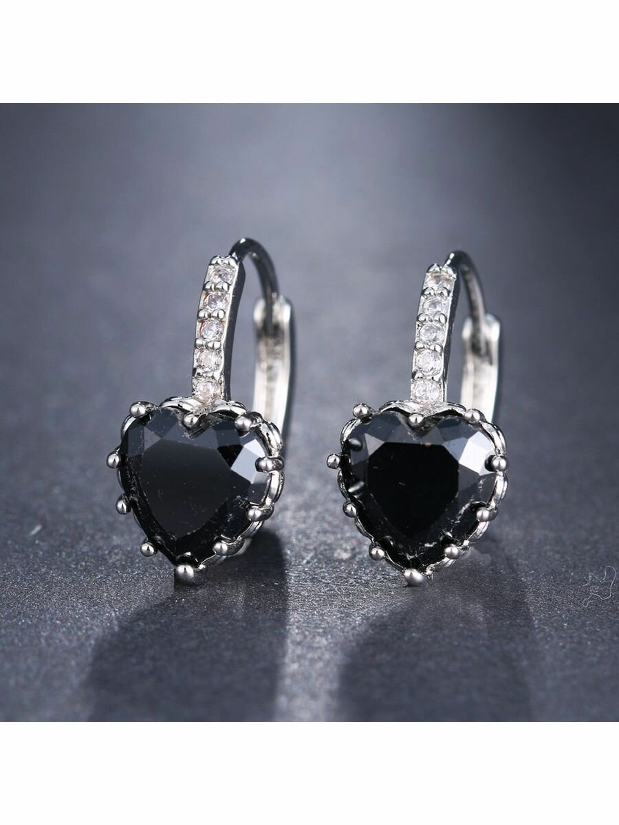 Серьги, фианит